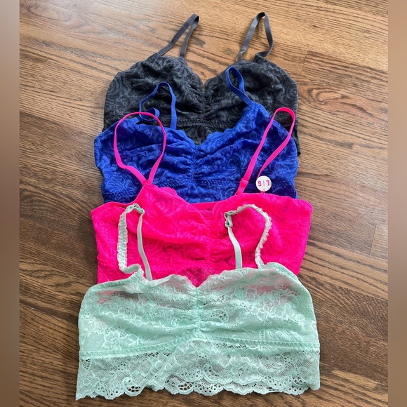 PINK Victoria's Secret | Intimates & Sleepwear | Nwt Pink Bralettes ...